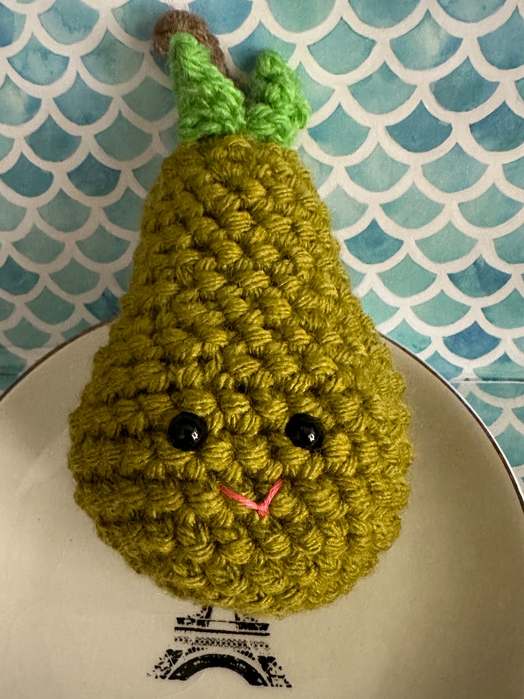 Pear, Crochet Fruit, Pear Cut, Crochet - Etsy