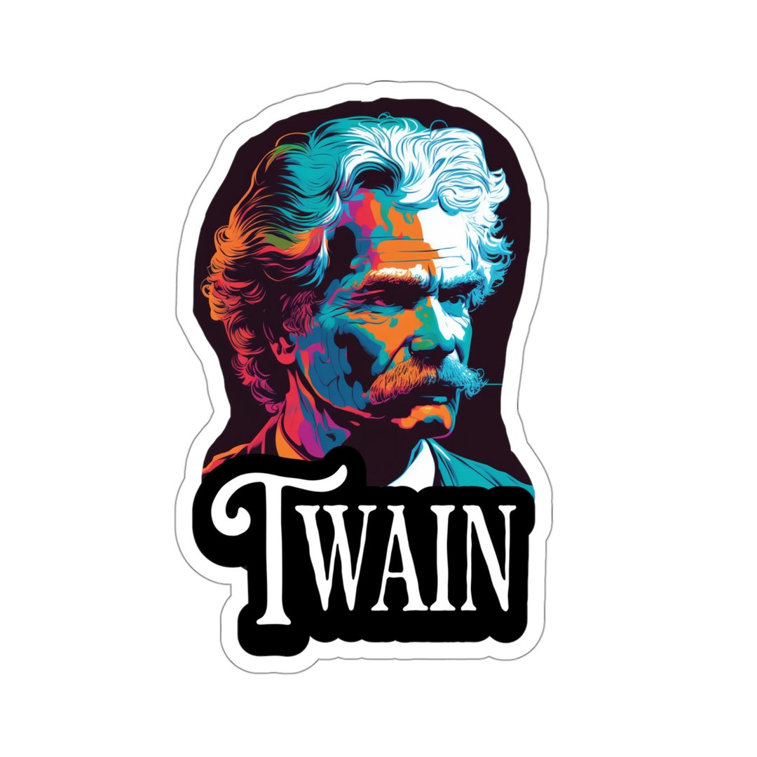 Mark Twain Sticker - Etsy