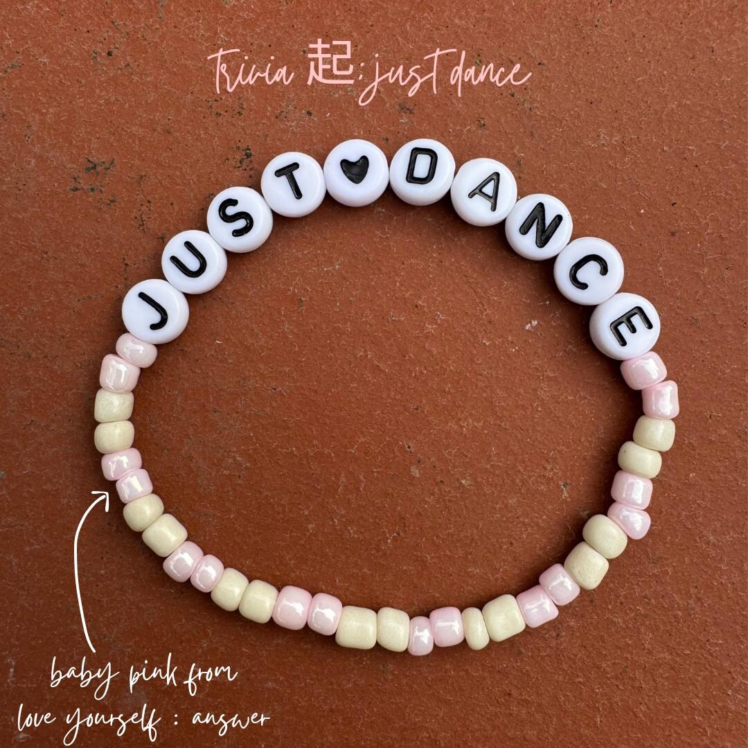 BTS J-hope Trivia : Just Dance Beaded Bracelet [love Yourself Answer ...