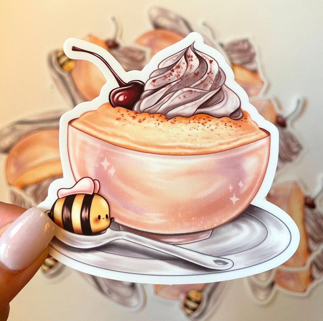 Bee Pudding Sticker- Vinyl Sticker/laptop Decal/waterbottle Sticker ...