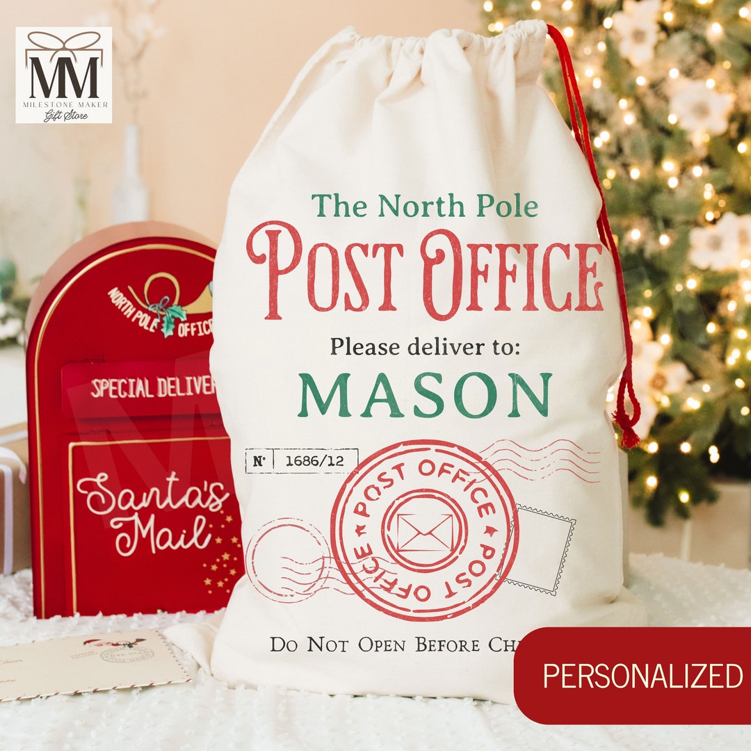 Jumbo Santa Sack, Personalised Christmas Stocking, Kids Oversized ...