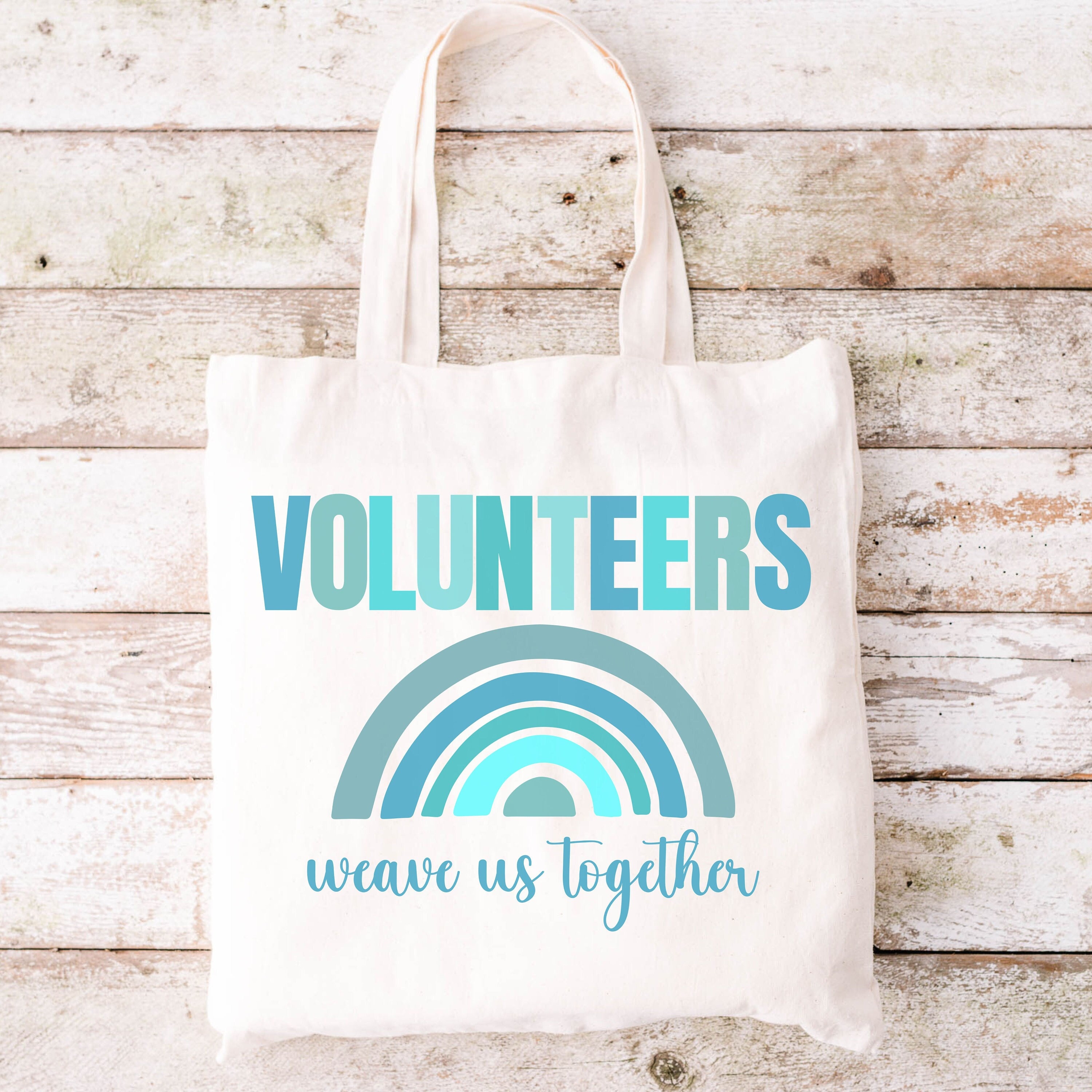 Volunteers Weave Us Together Thank-you Tote Bag Volunteer - Etsy