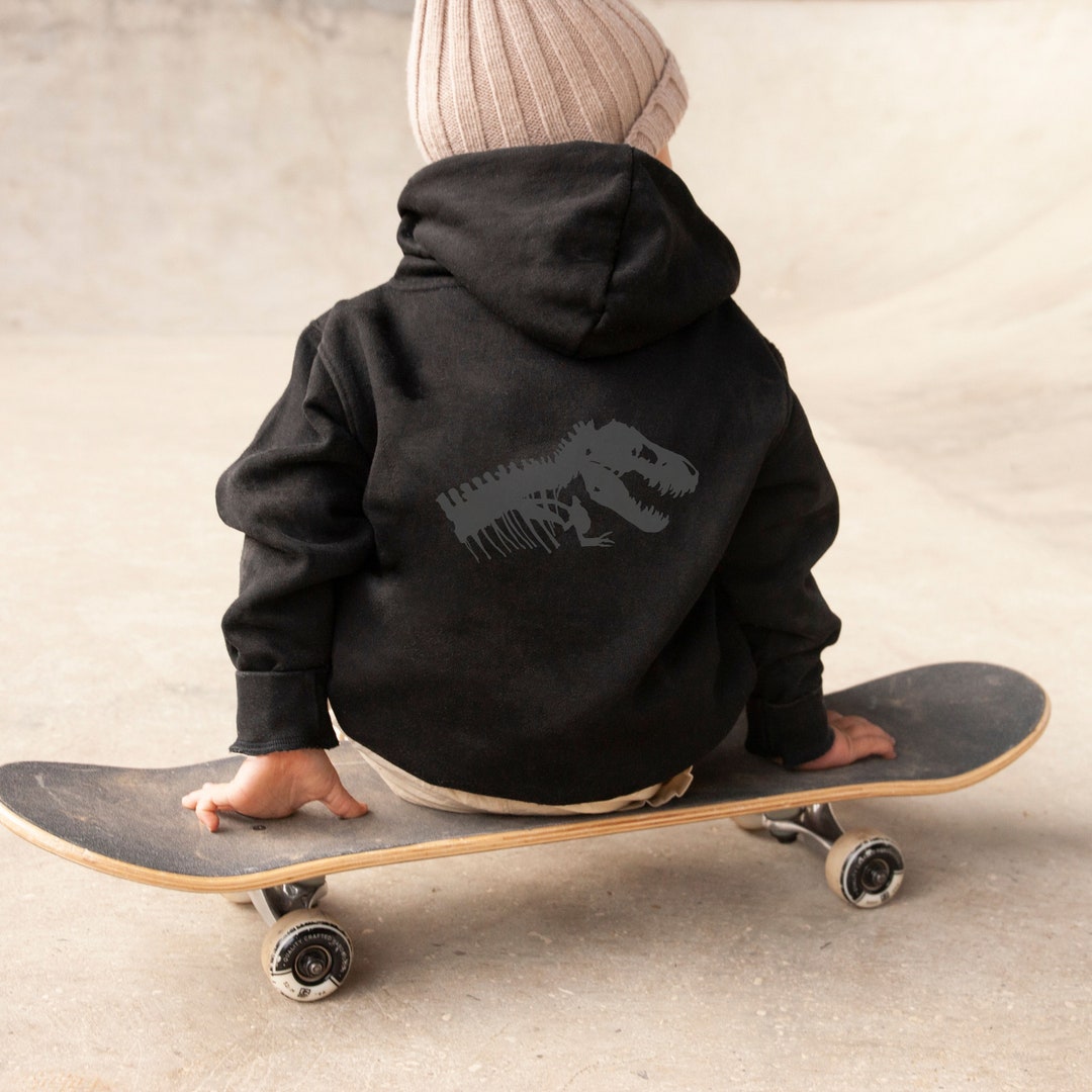 Kids T-rex Skeleton Hoodie, Tyrannosaurus Rex Shirt, Dinosaur Hoodie ...