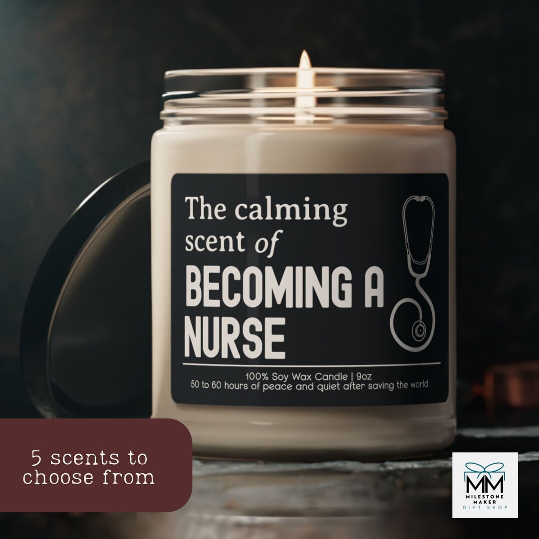 Nurse Graduation Candle Gift, Gift for Graduating Nurse, Funny Nurse ...