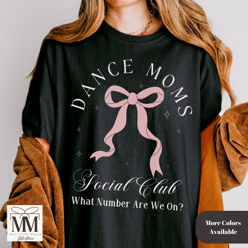 Dance Mom Shirt, Coquette Dance Mama Competition Shirt, Gift for Dance ...