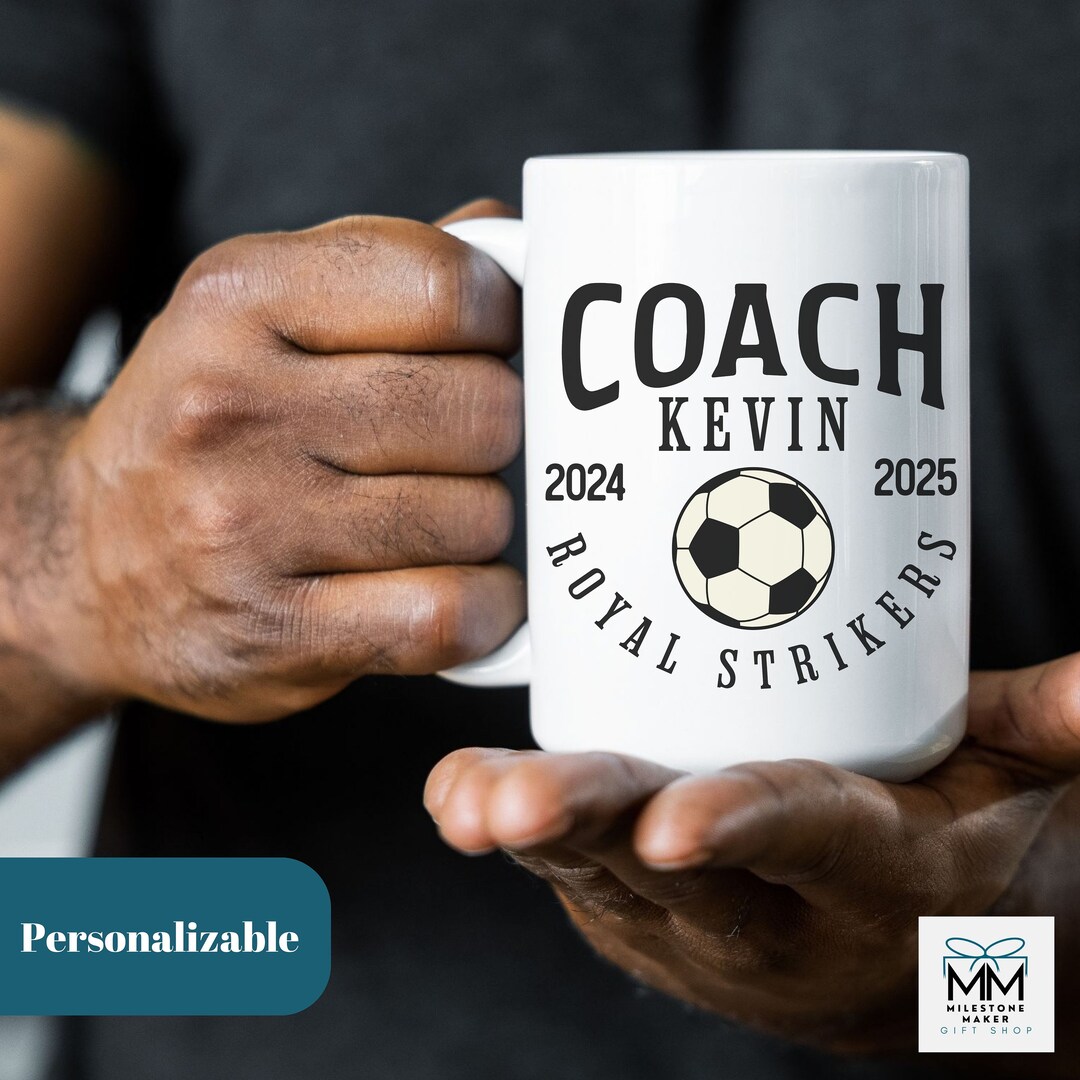 Personalized Soccer Coach Mug, Custom Soccer Team Coach Appreciation ...