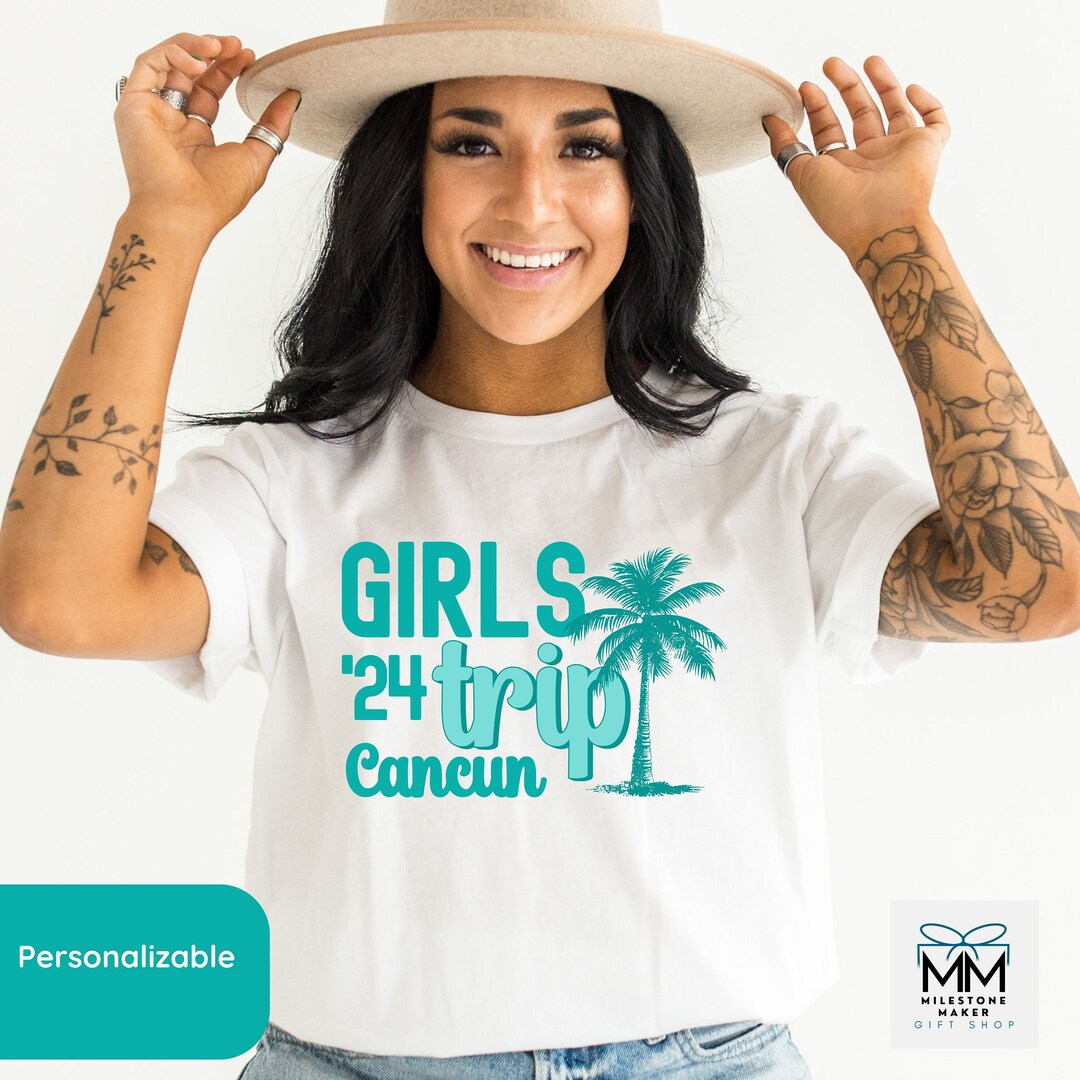 Personalized Girls Trip Shirts Custom Destination Girls Shirt Besties