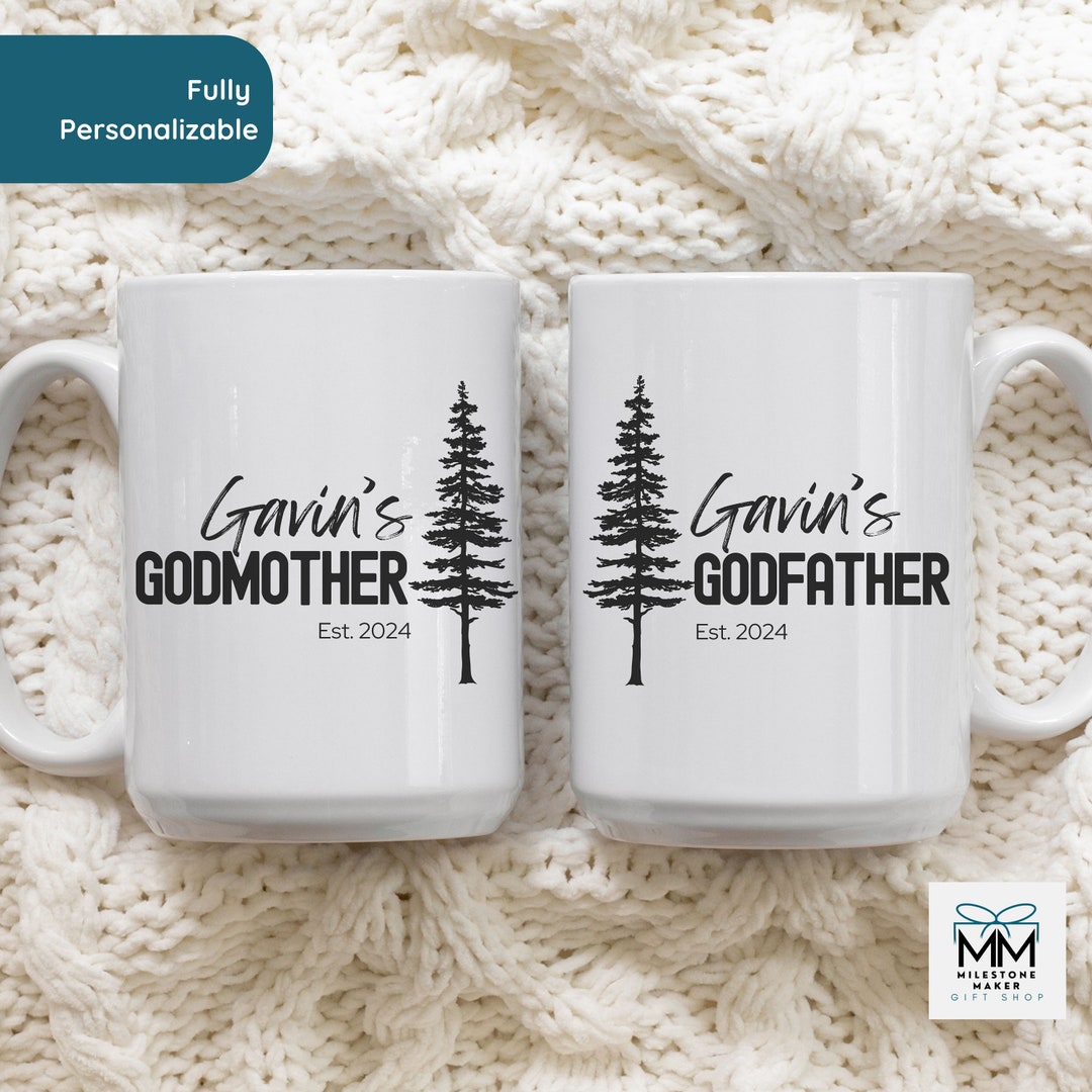 Personalised Gift for Godparents, Godparent Proposal Gift Idea, Custom ...