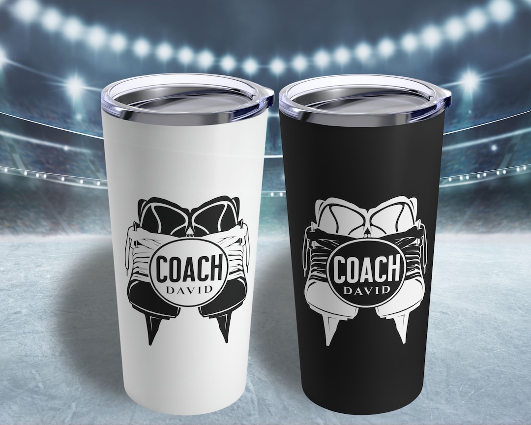 Personalized Hockey Coach Gift, Hockey Coach 20 Oz Travel Mug, Hockey ...