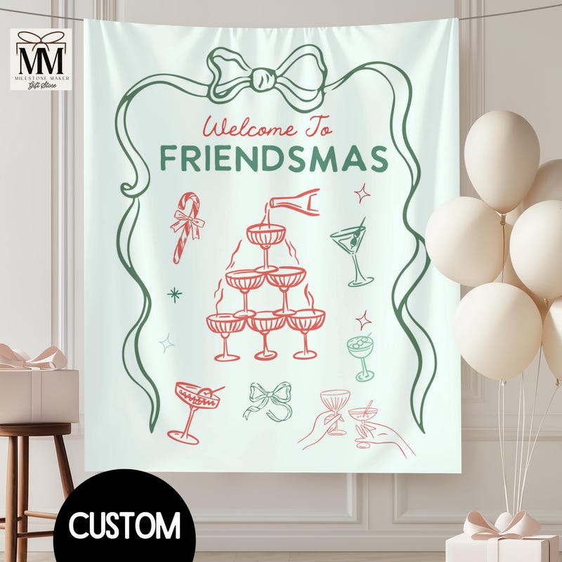 Friendsmas Custom Sign - Etsy