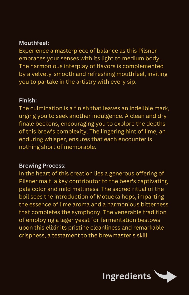 Brew Your Own Beer Recipe - Homebrewing - Bohemian Czech Pilsner Step ...