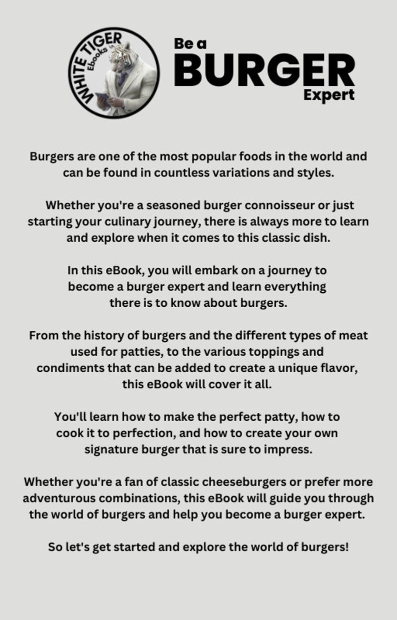 The Ultimate Guide to Becoming a Burger Expert, Master the Art of ...