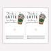 Thanks A Latte Gift Card Holder, Teacher Appreciation Week Printable ...