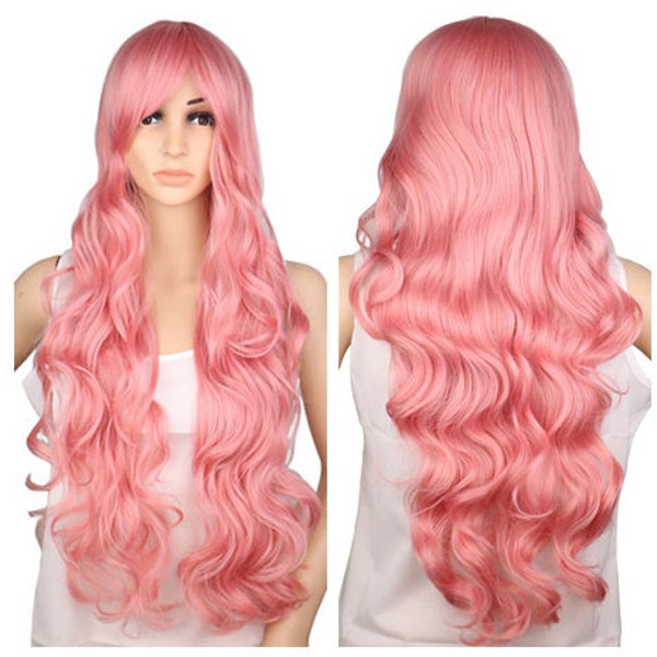 Pink Wig - Etsy