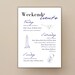 Nautical Wedding Welcome Letter | Navy Wedding Weekend Timeline ...