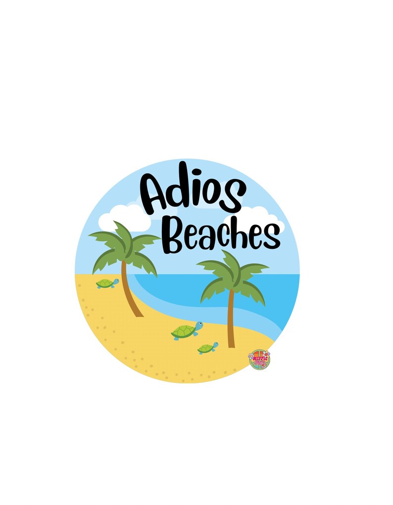 Adios Beaches , Digital Design for Sublimation, PNG File, JPEG File ...