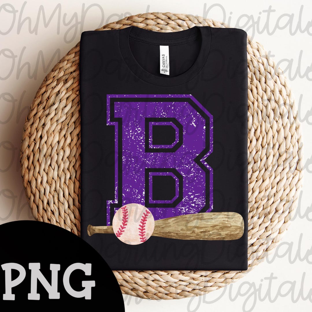 Baseball Png/purple B/grunge/baseball Bat/baseball/team Spirit/school ...