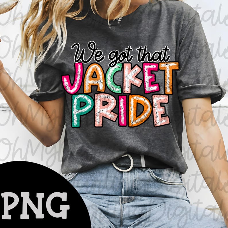 Jacket Mascot Pride PNG: Preppy Team Spirit Graphic (digital Download ...