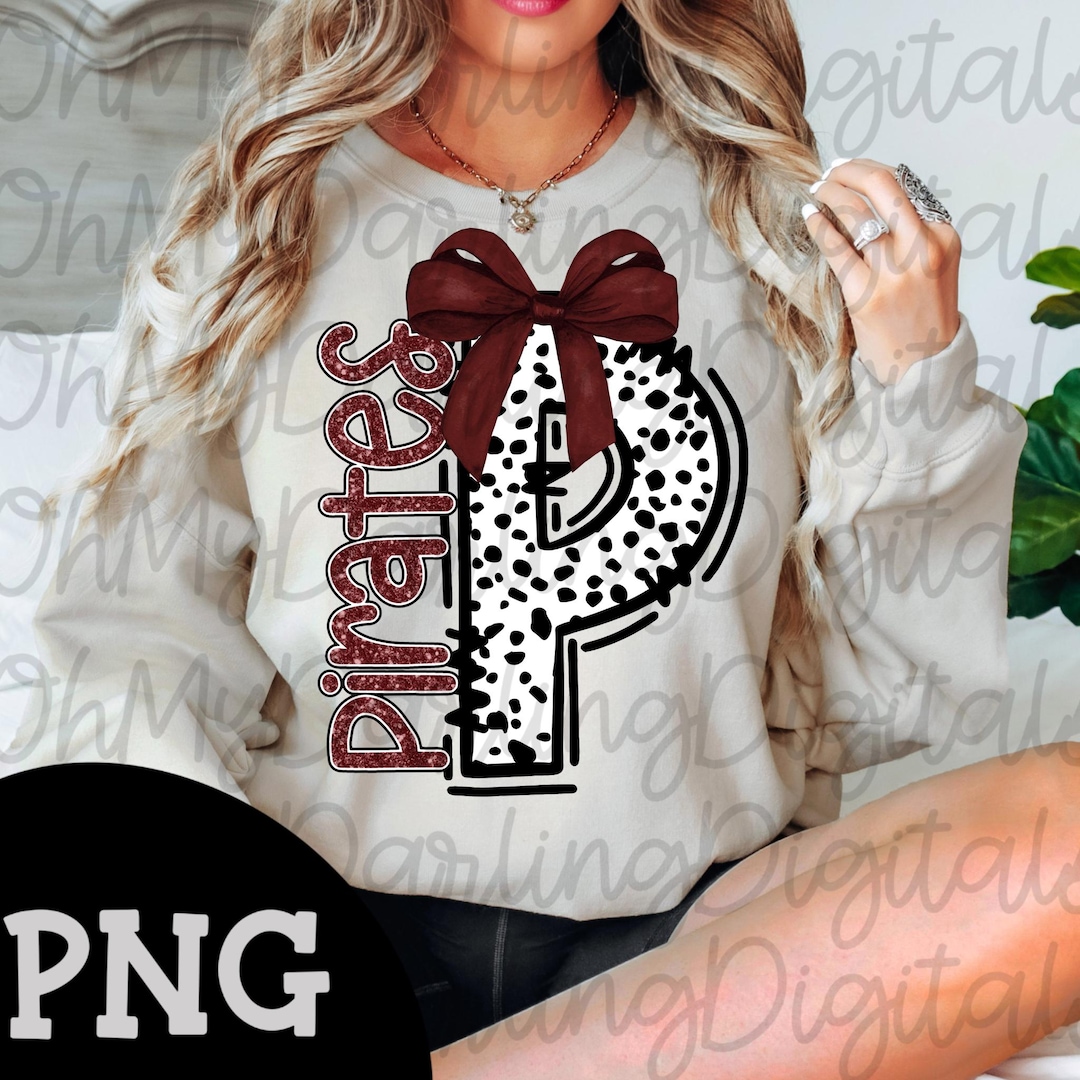 Pirates Png|dalmatian Print|maroon|team Spirit Png|sports Png|preppy ...