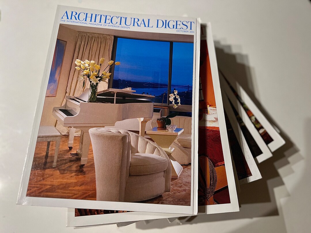 Vintage Y2K Magazines 2000s Architectural Digest Magazines Great Ads ...