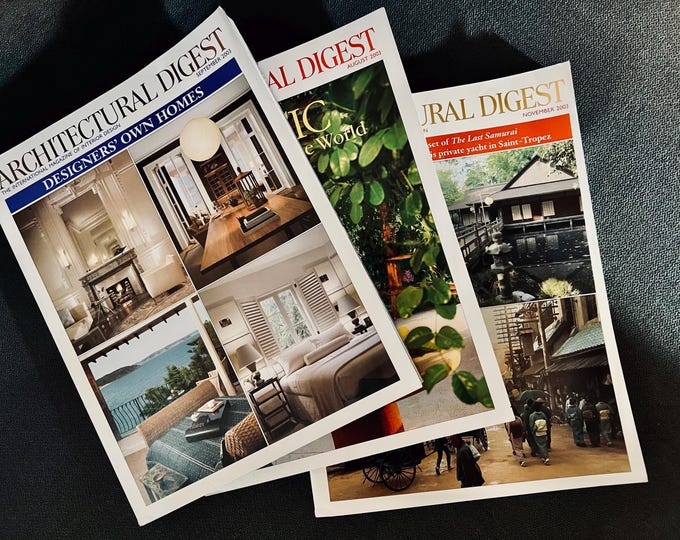 Architectural, Digest, 1980's, Magazine, AD, 1987, Home, Decorating ...