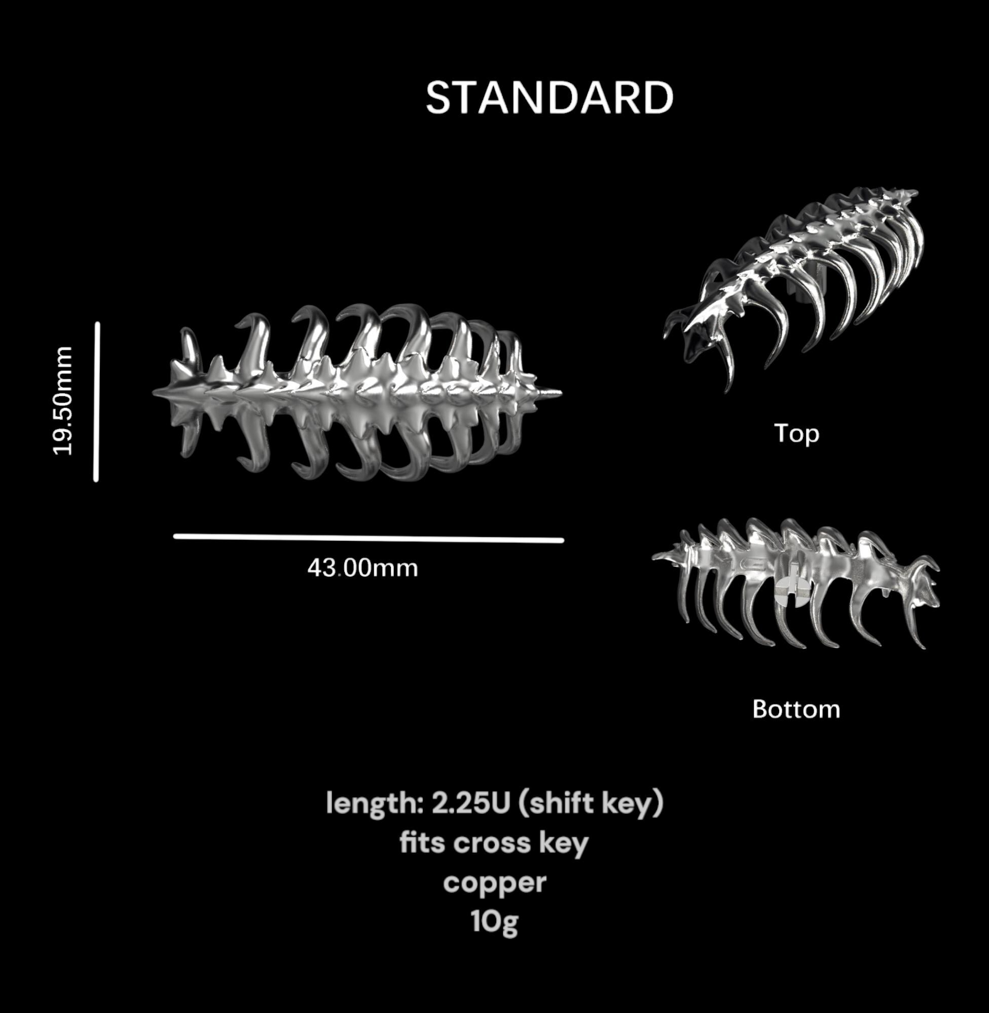 Metal Alien Facehugger Keycap Keycap | Cherry MX Mechanical Keyboard ...