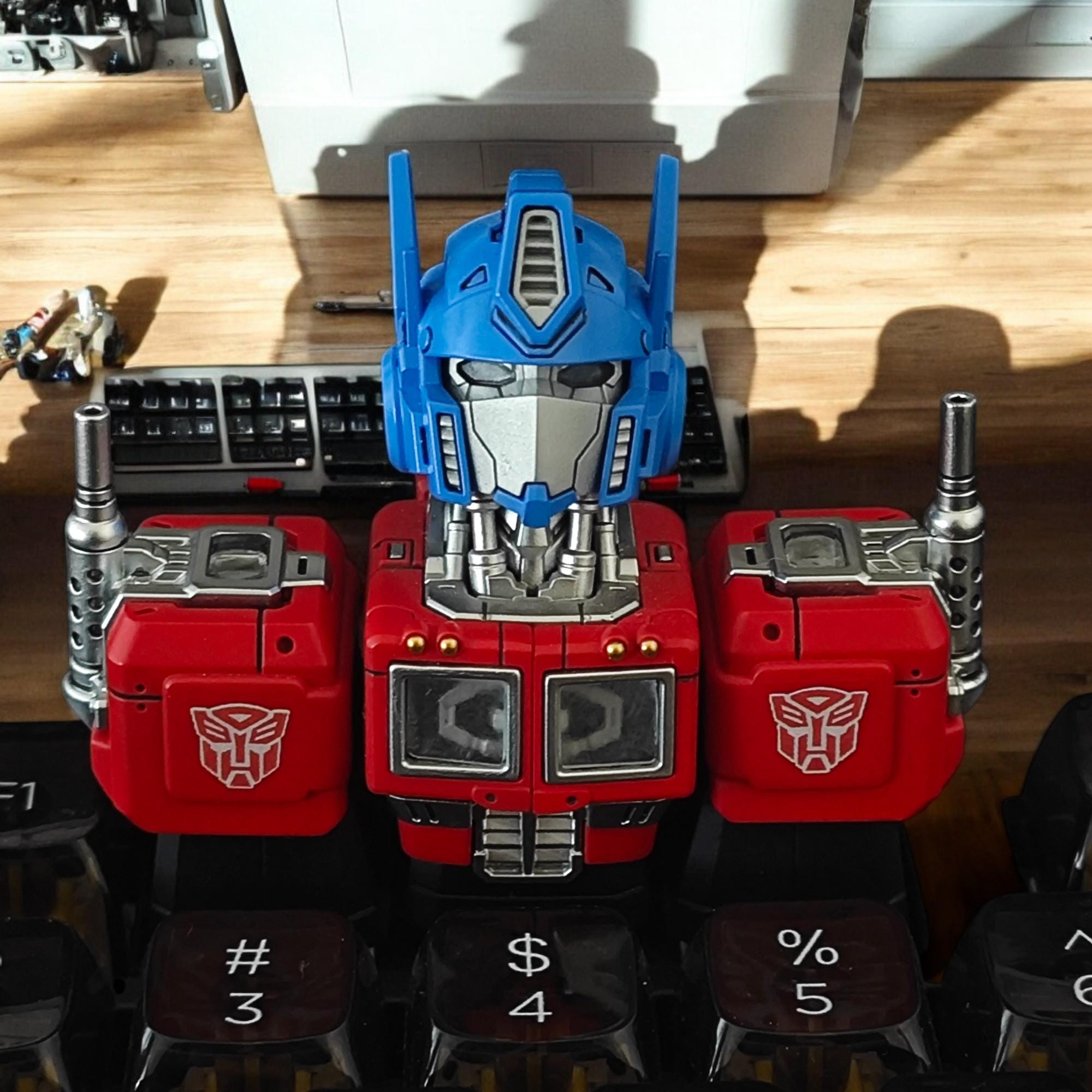 Handmade Optimus Prime Keycap | Cherry MX Mechanical Keyboard | PBT ...