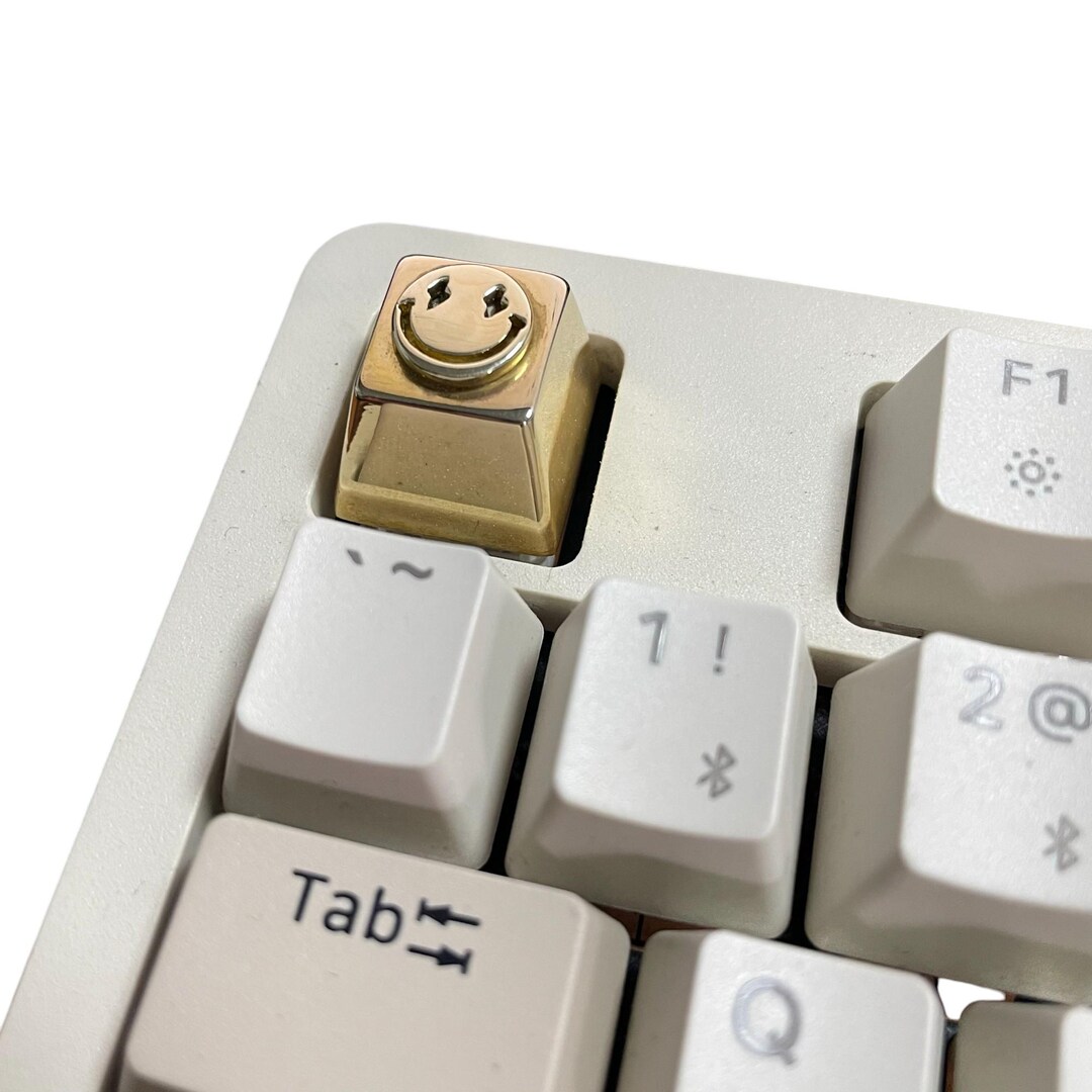 Copper Smile Face Keycap | Cherry MX Mechanical Keyboard | PBT Keycaps ...