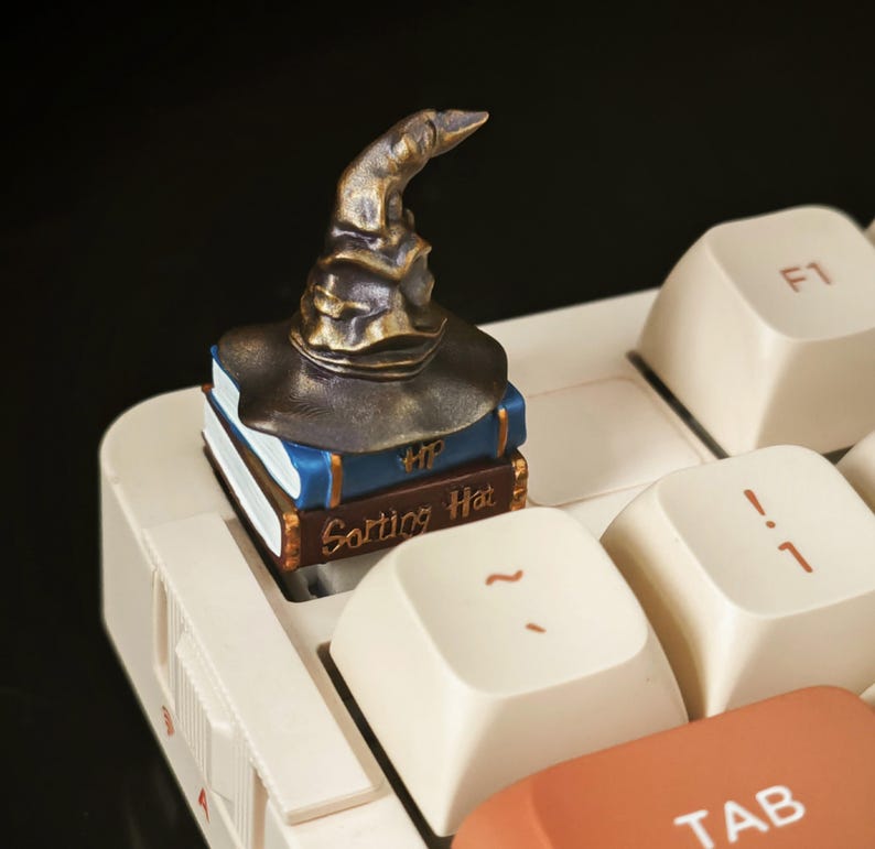 Handmade Harry Potter Sorting Hat Keycap: PBT Cherry MX Key Cover - Etsy