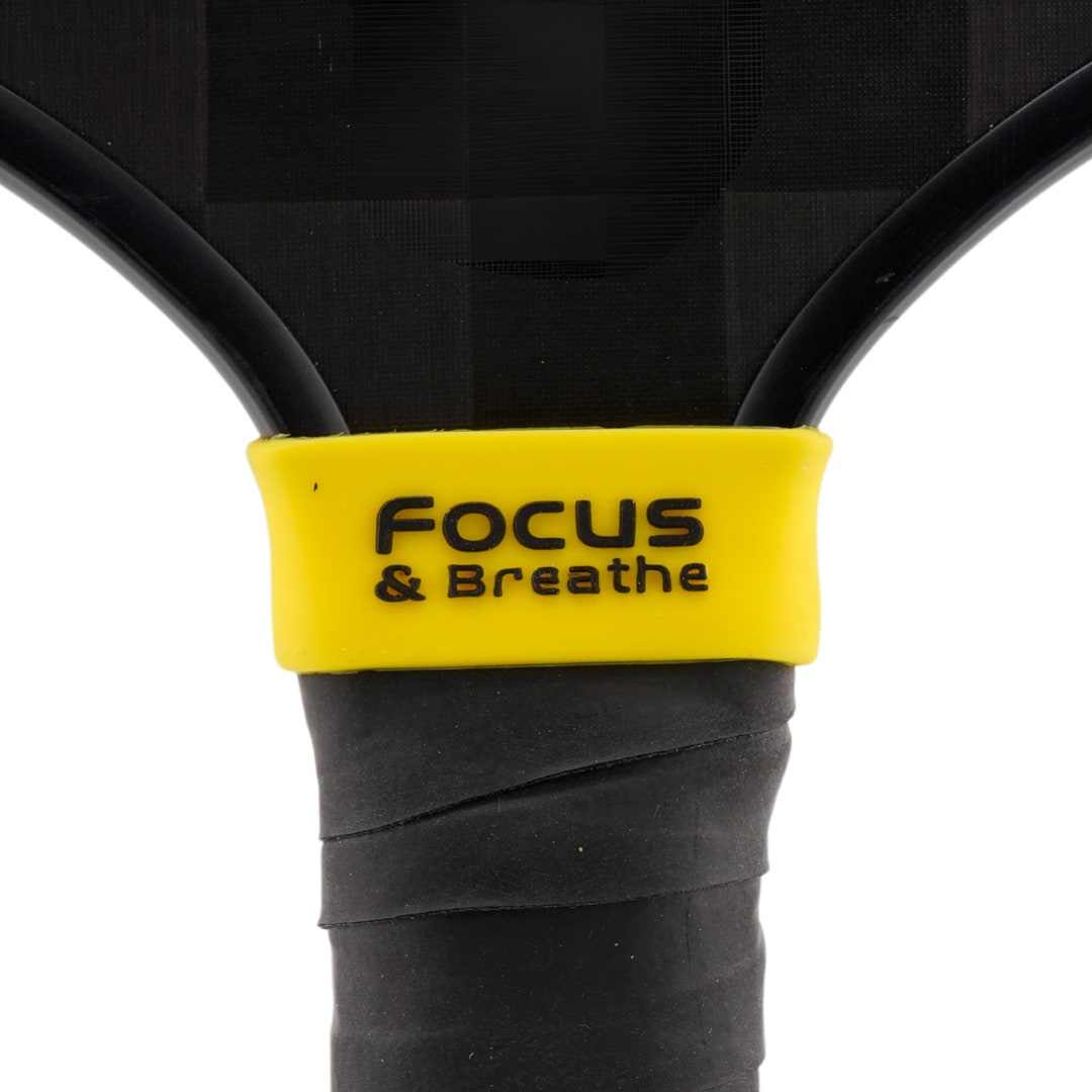 Focus and Breathe Pickleball Grip Band – Motivational Paddle Gift | 10 ...