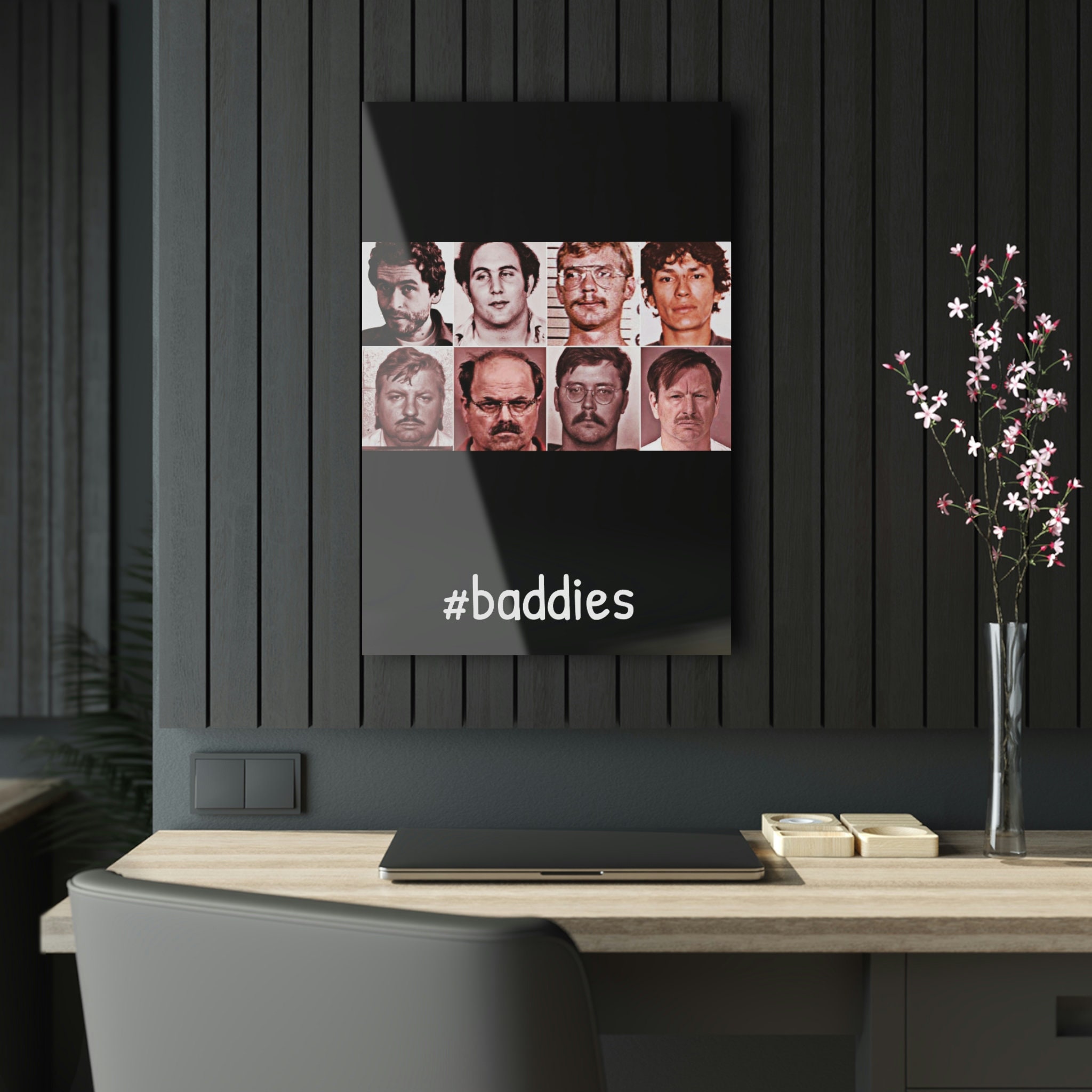 True Crime Notorious American Serial Killers baddies Acrylic Prints ...