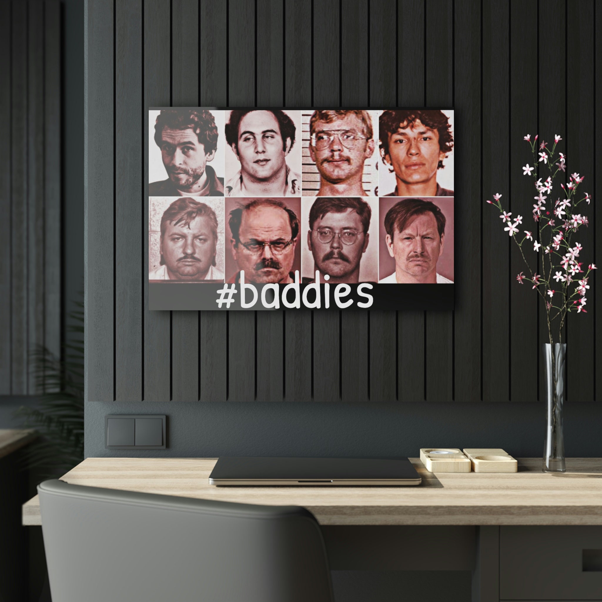 True Crime Notorious American Serial Killers baddies Acrylic Prints ...
