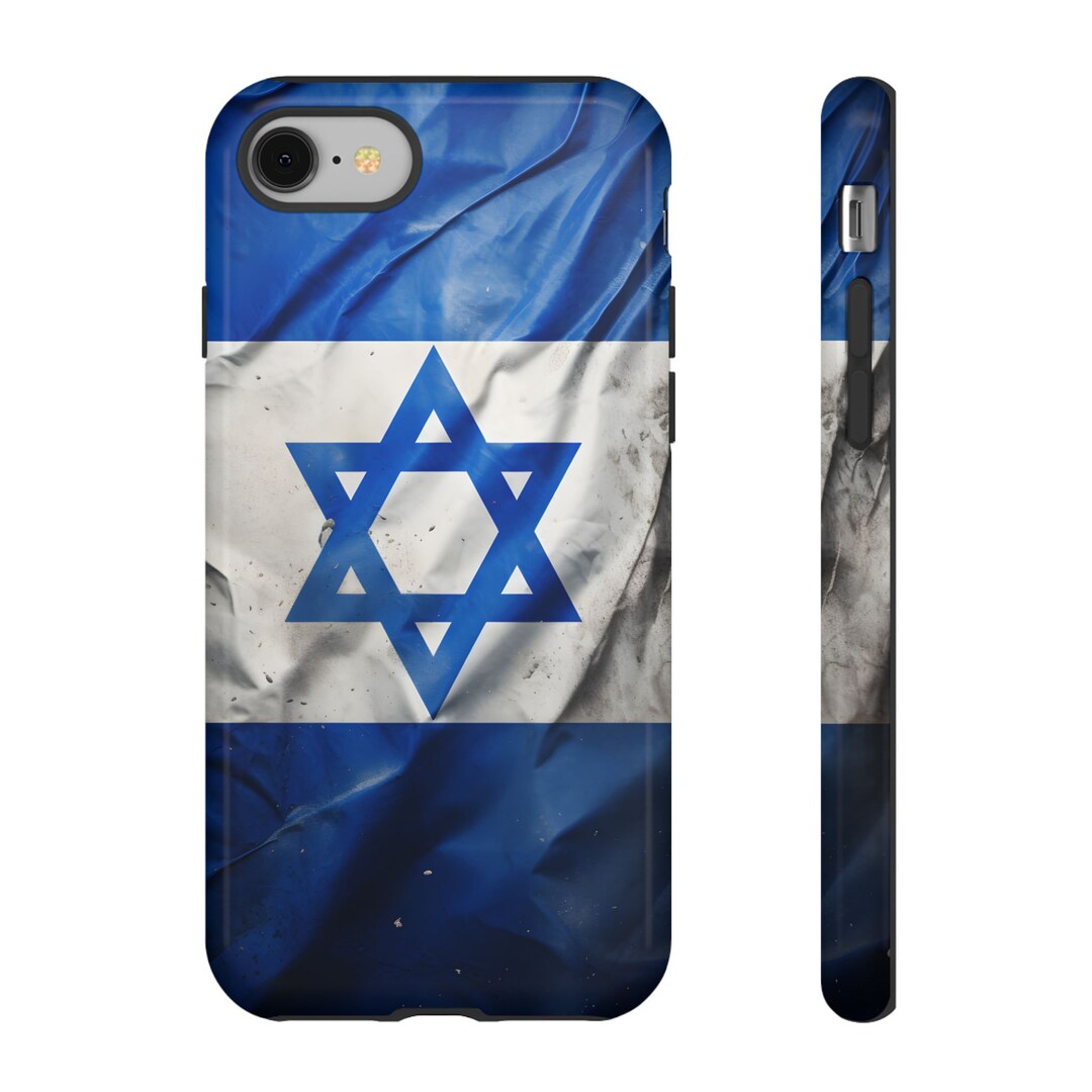 3D Israel Flag Phone Case | I Stand With Israel Phone Case | 3D Phone ...