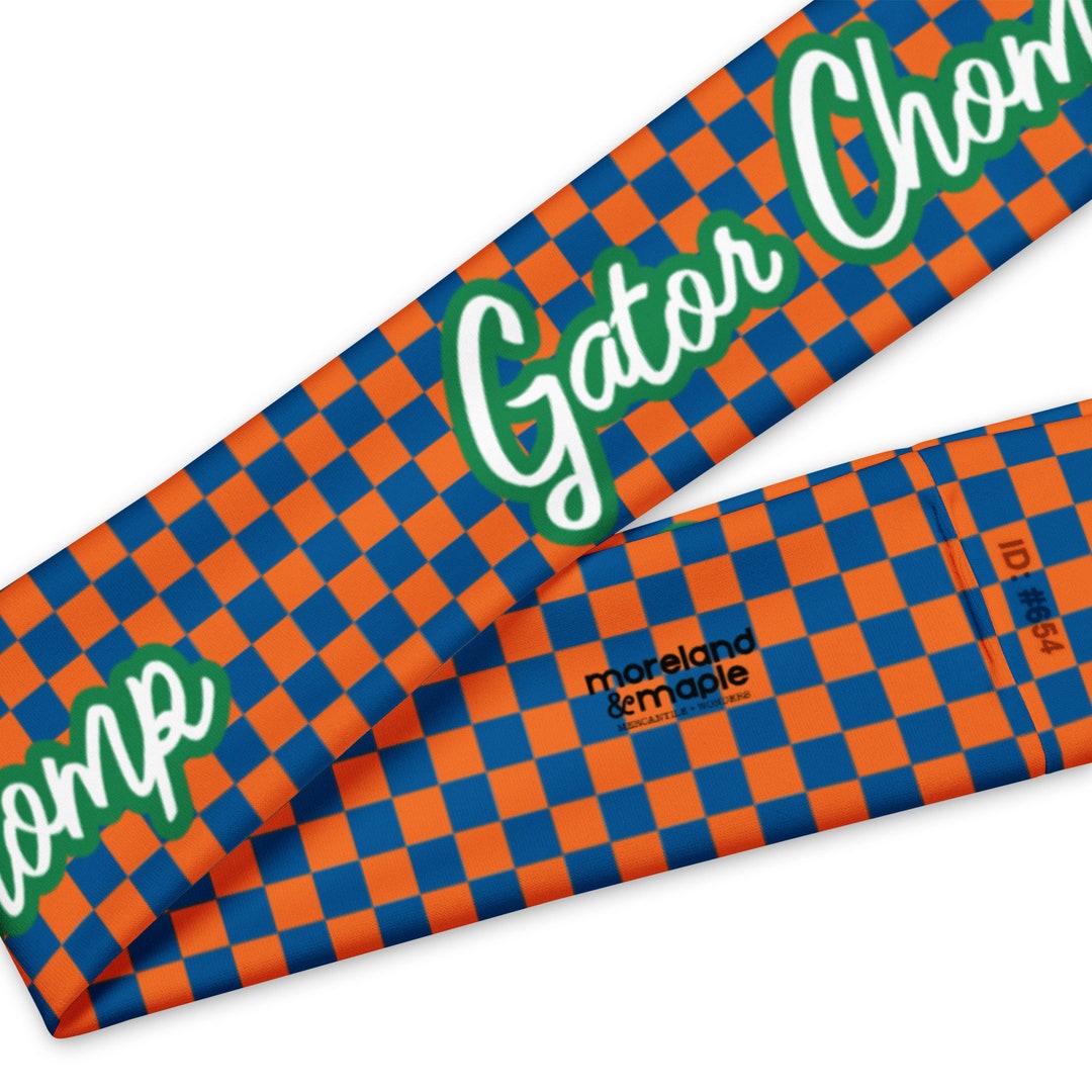 FL Florida Gators Gator Chomp Headband Unisex Checkerboard - Etsy