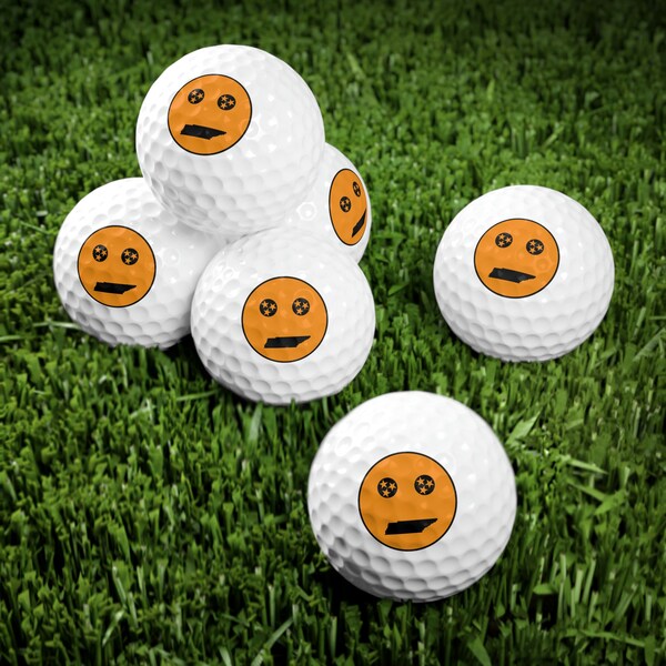 Golf Smiley Face - Etsy