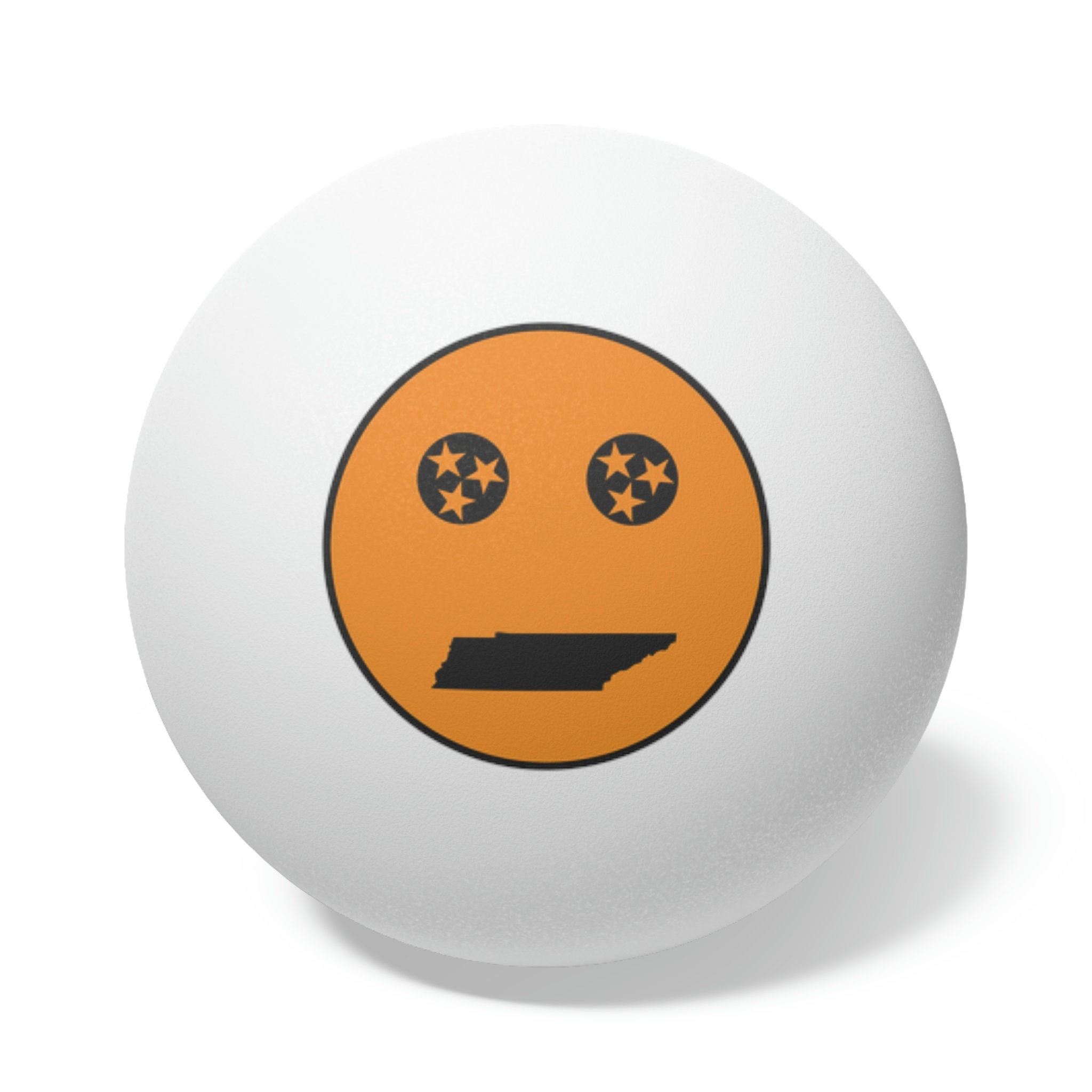 TN Tennessee Smiley Ping Pong Balls 6 Pcs Orange or White - Etsy