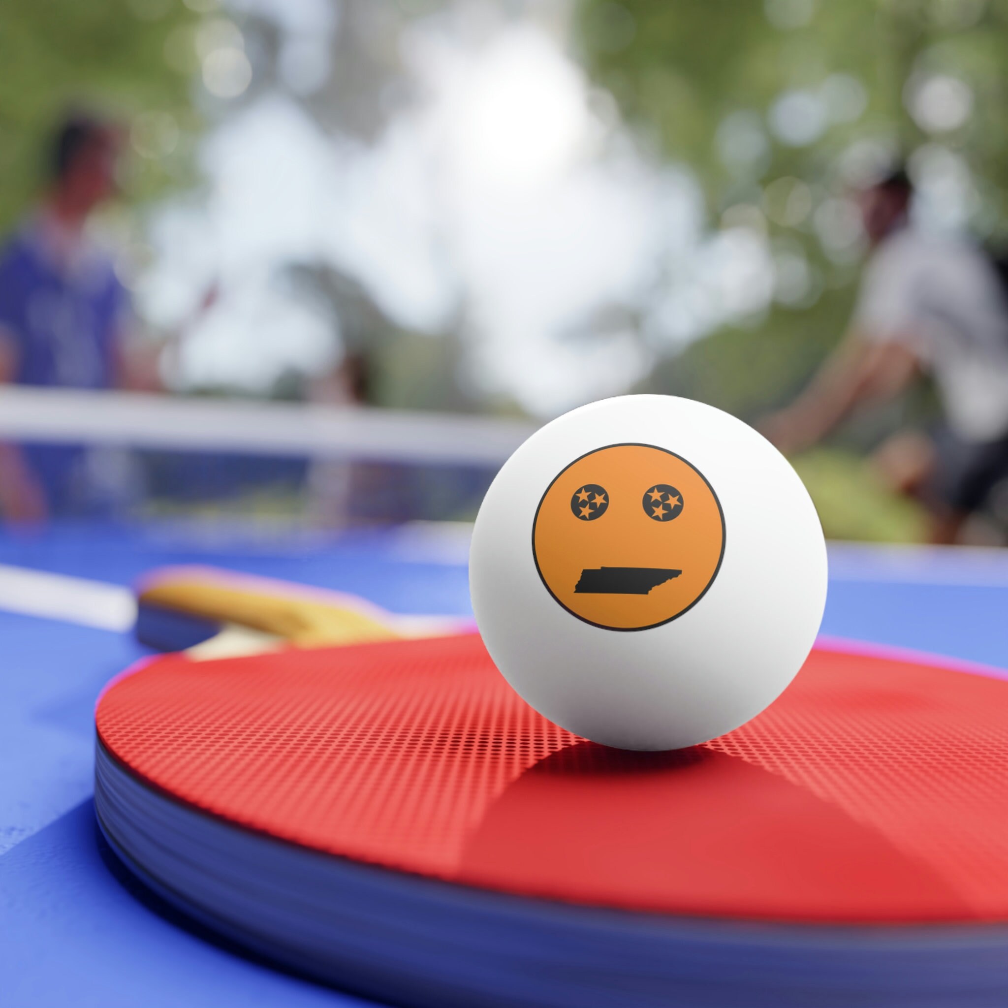 TN Tennessee Smiley Ping Pong Balls 6 Pcs Orange or White - Etsy