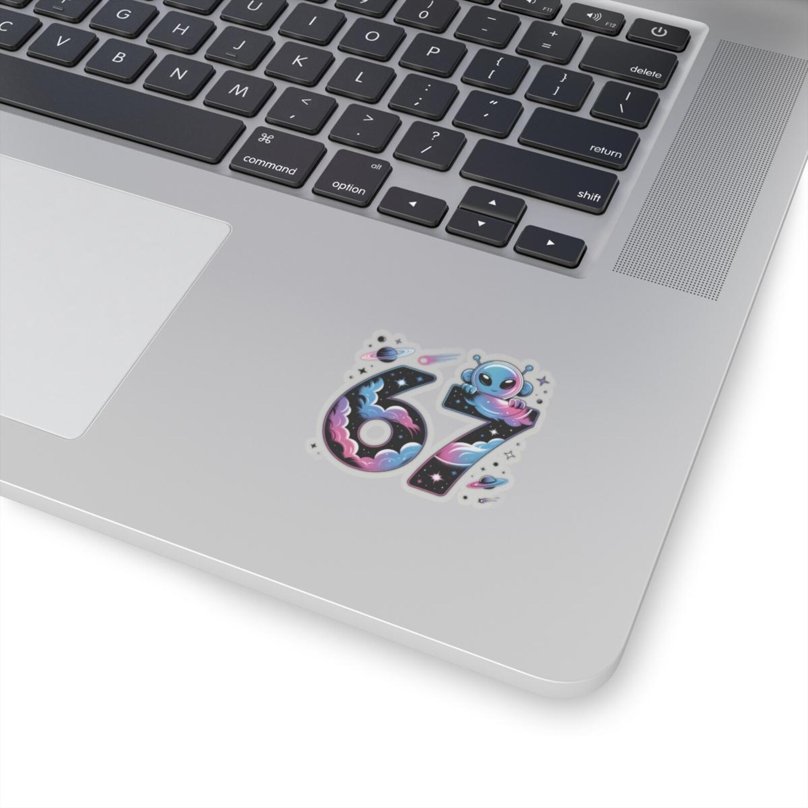 Space Alien Number 67 Sticker, 6 7 Meme Holiday Gen Alpha Slang - Etsy