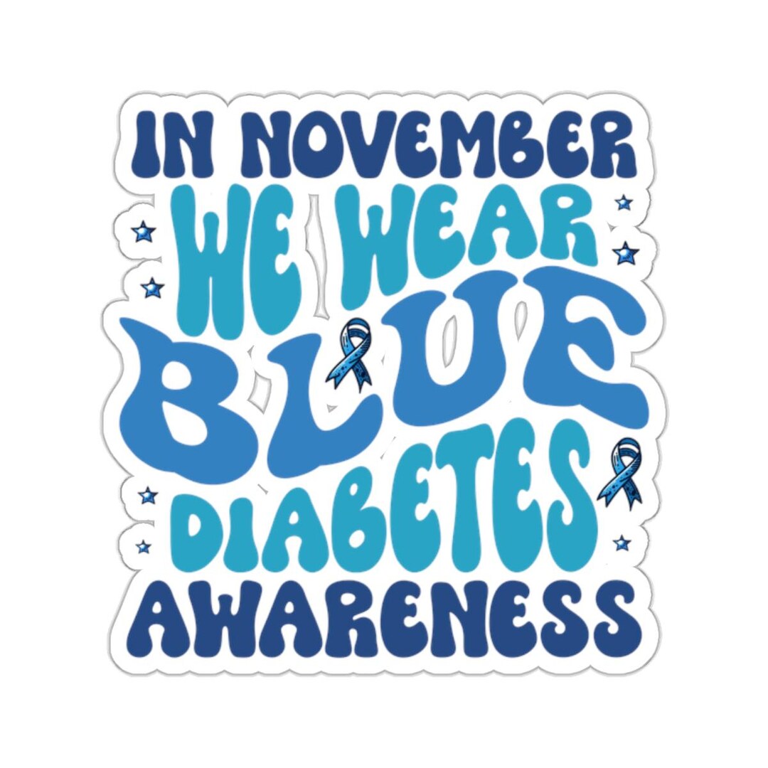 Diabetes Awareness Stickers, Type 1 Diabetes Stickers, Type 2 Diabetes ...