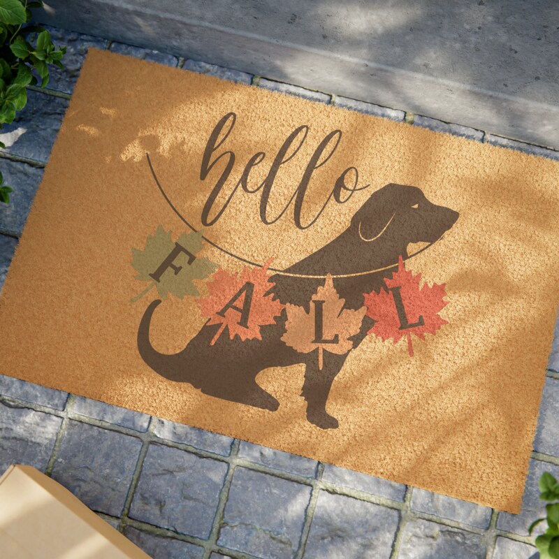 Dog Door Mat - Etsy