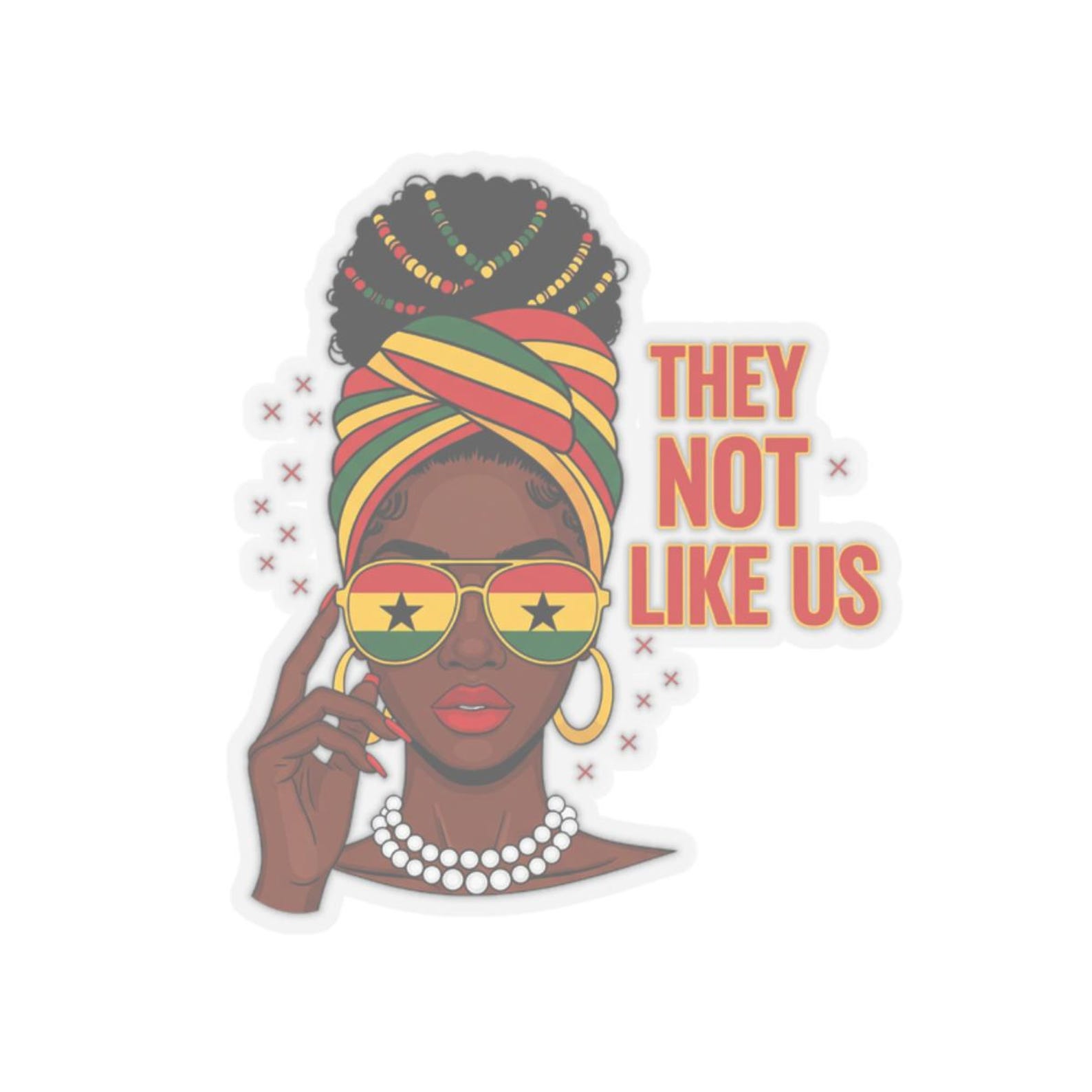 They Not Like Us Stickers, Juneteenth 1865, Black History Month Sticker ...