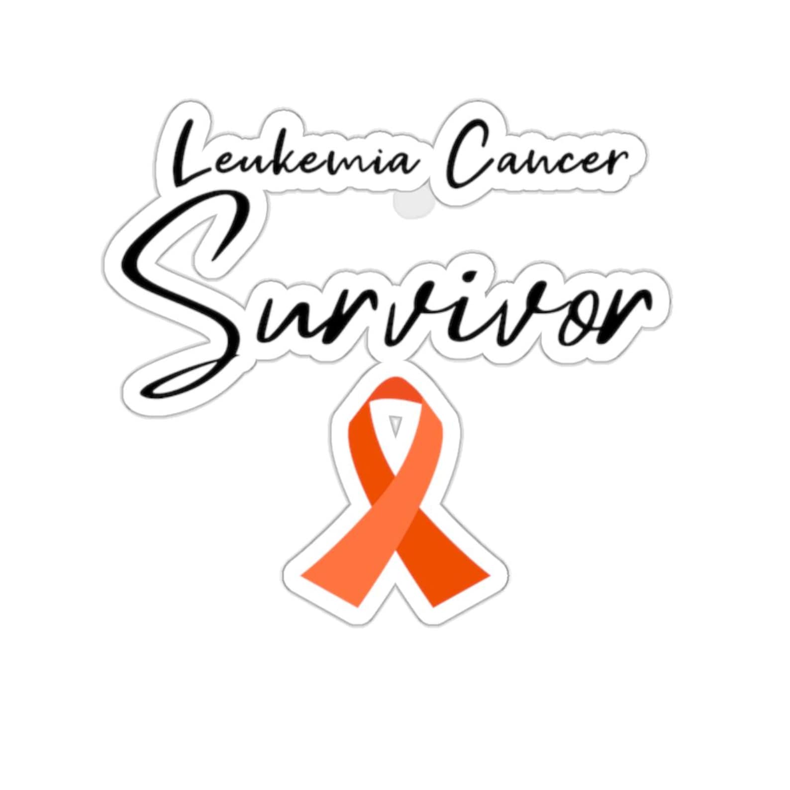 Leukemia Cancer Survivor Sticker, Leukemia Cancer Decal, Cancer Sticker ...