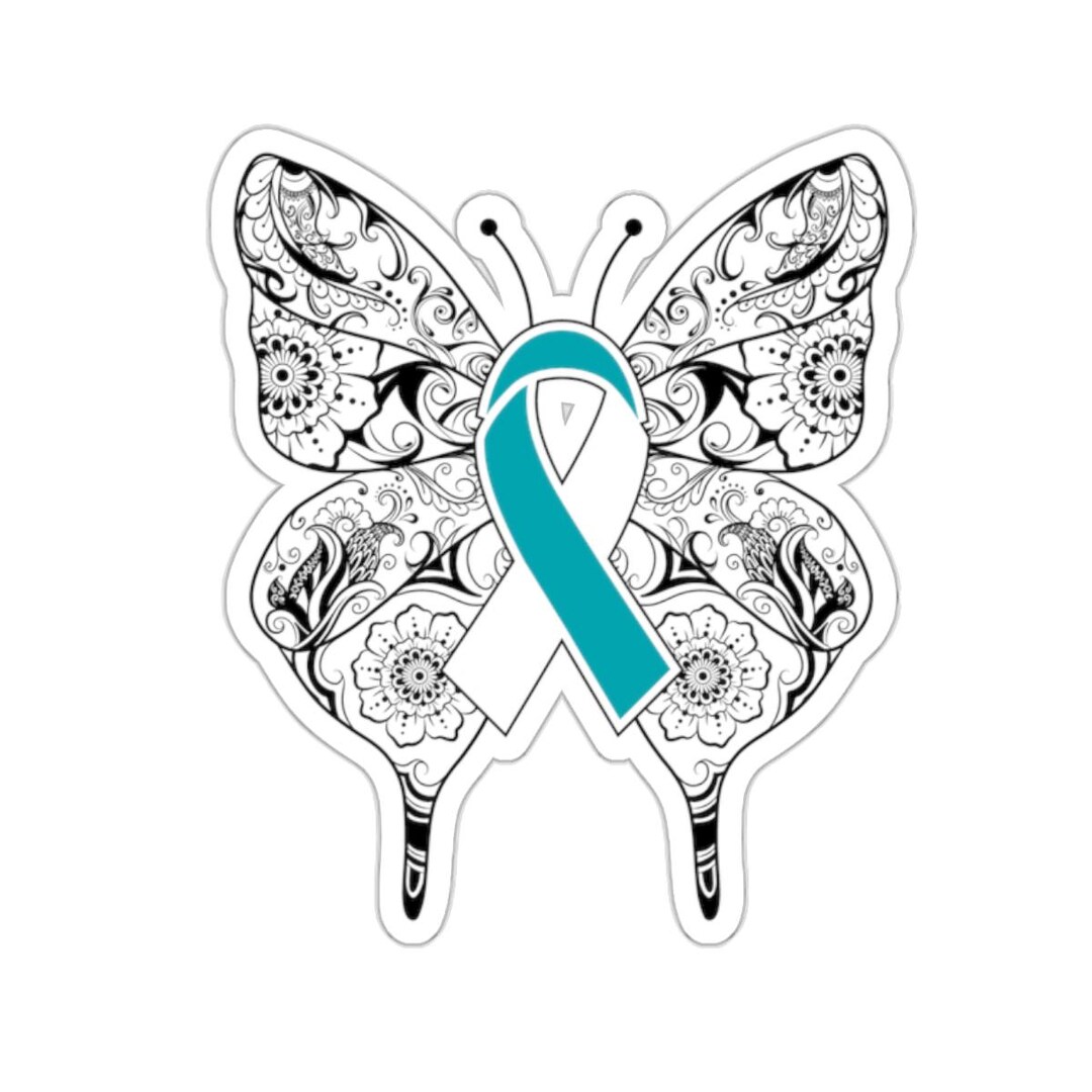 Cervical Cancer Awareness Sticker, Water Bottle Sticker, Laptop Decal ...