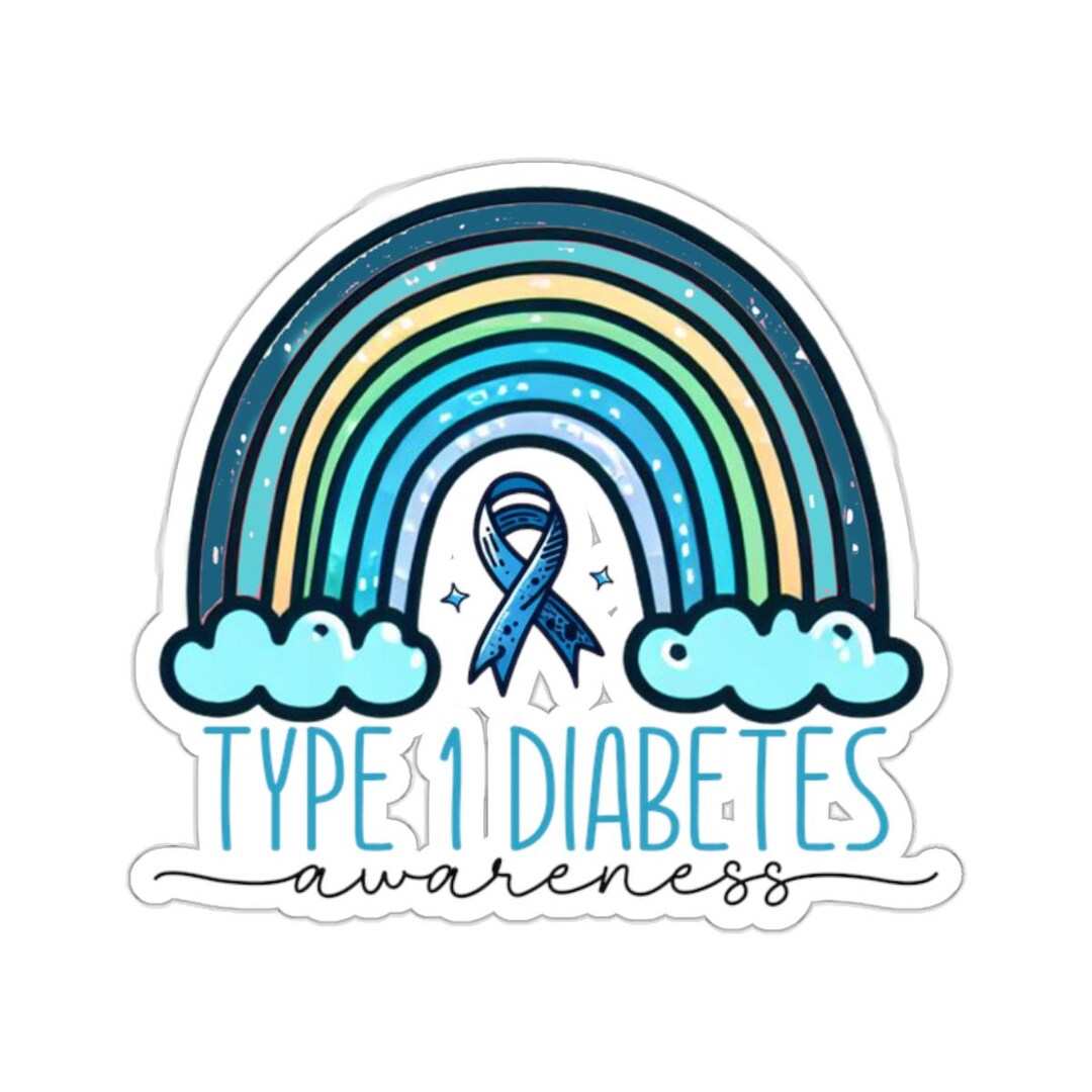 Diabetes Awareness Stickers, Type 1 Diabetes Stickers, Type 2 Diabetes ...
