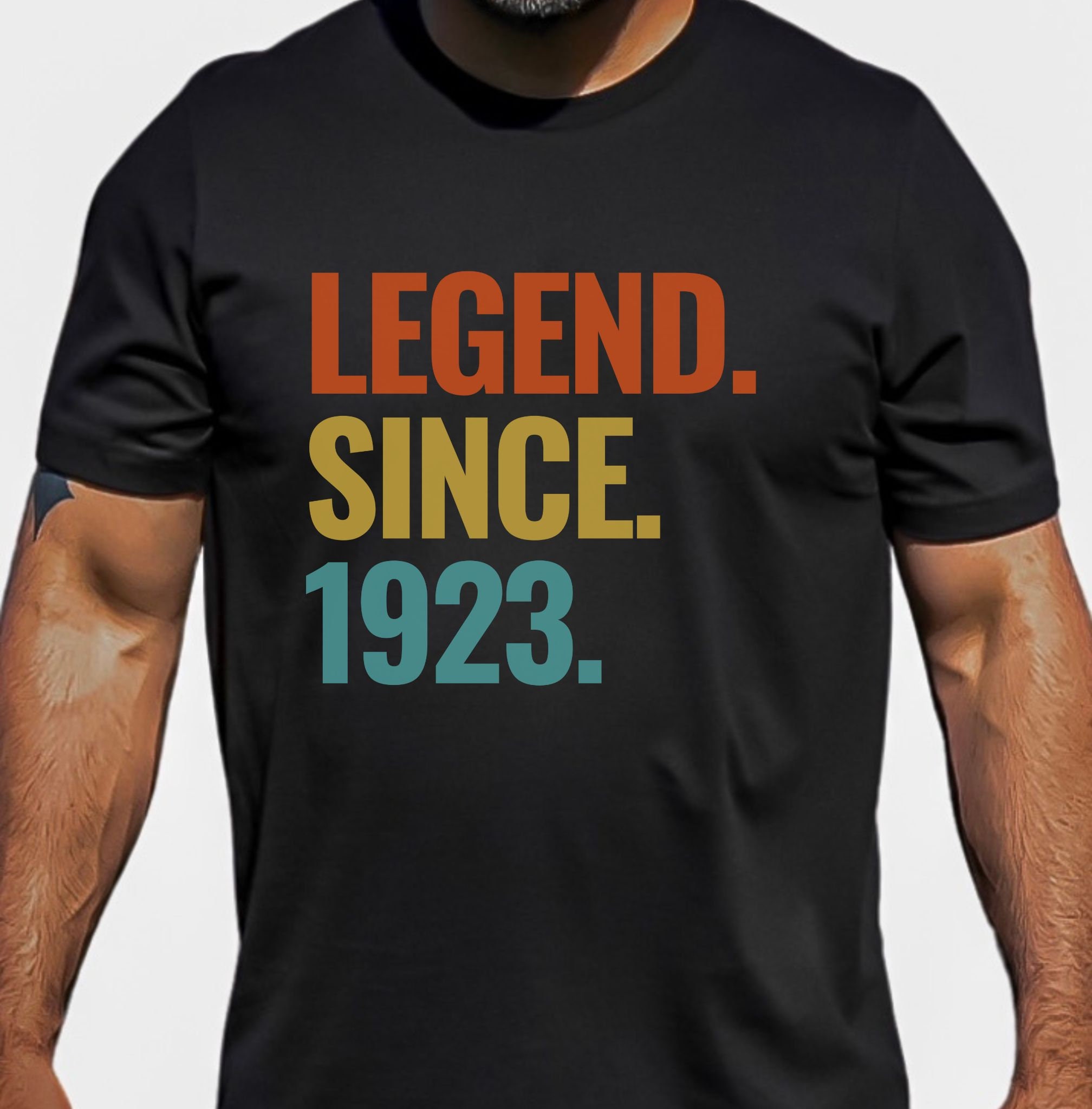 Legend Since 1923, 100th Birthday Shirts, 1923 Shirt, 100th Birthday ...
