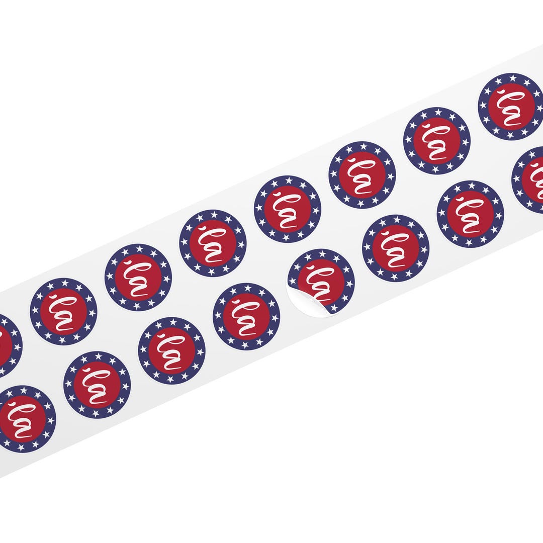 Kamala Harris Roll of Stickers, Presidential Election 2024, Harris Walz ...