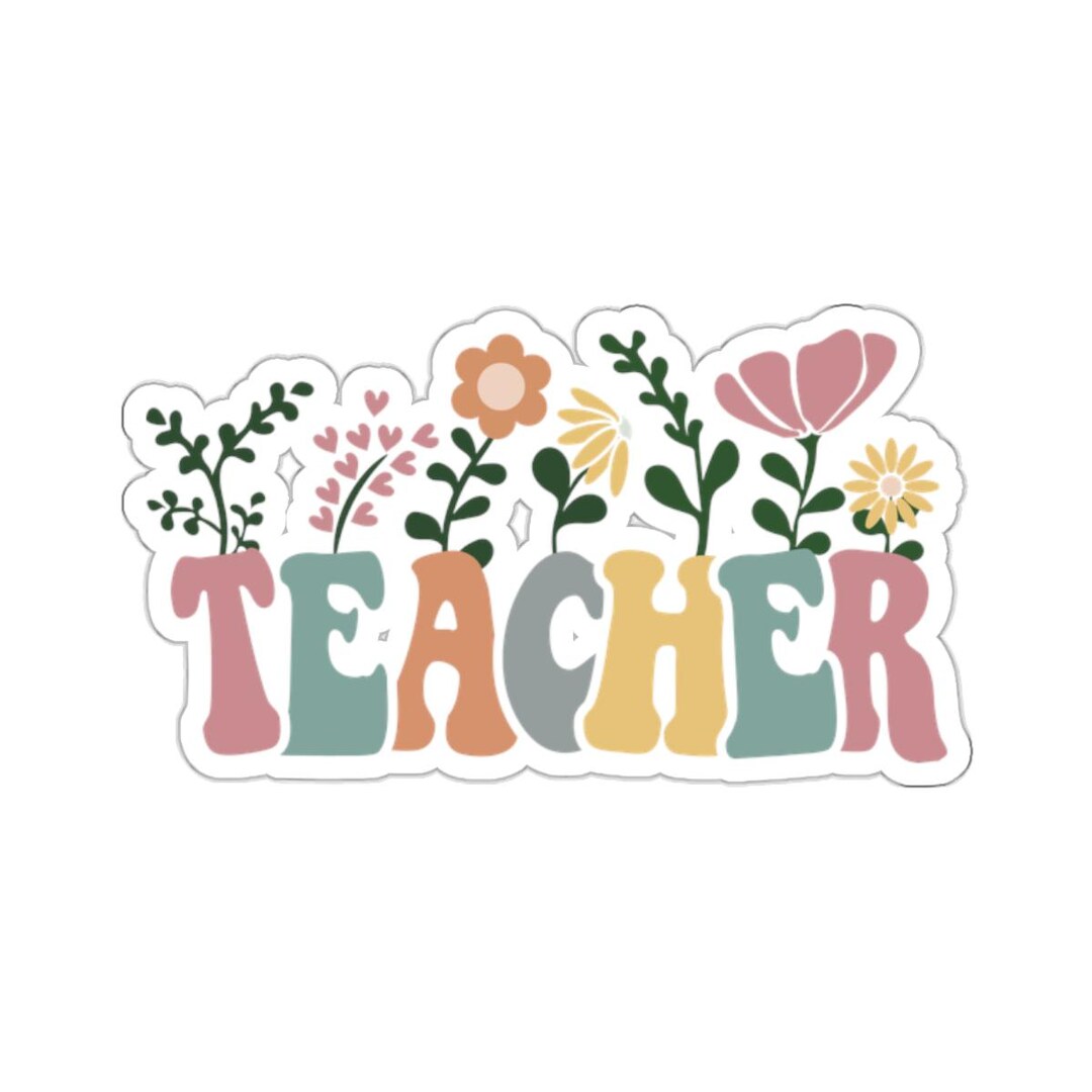 Teacher Sticker, Teacher Appreciation, Laptop Stickers, Decal Sticker ...