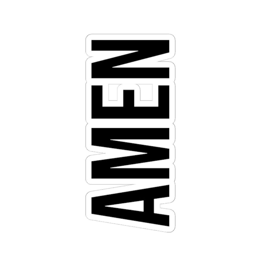 Amen Trendy Christian Stickers, Car Decal, Religious Gift, Jesus Faith ...