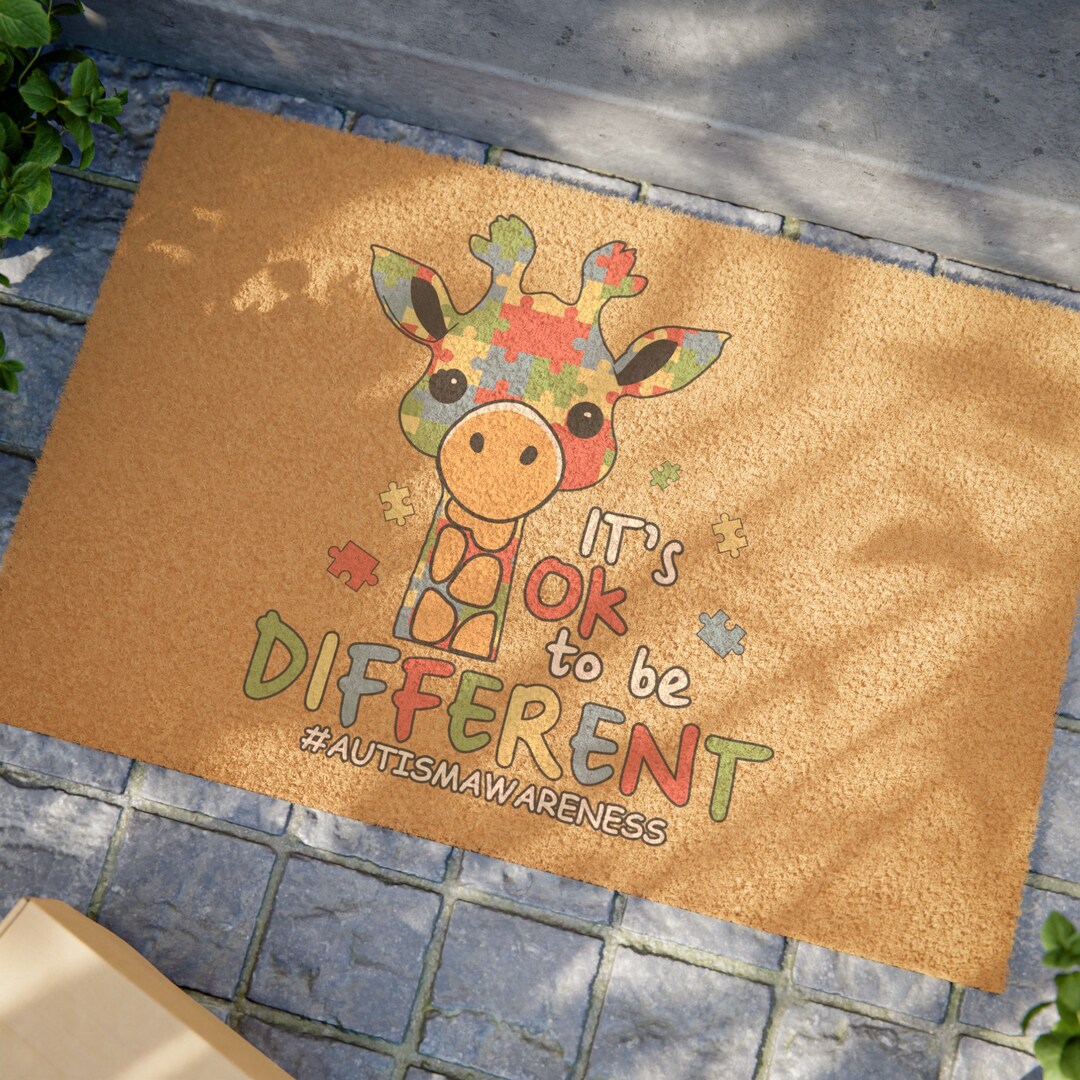 Its OK to Be Different Door Mat, Autism Door Mat, Be Kind Doormat ...