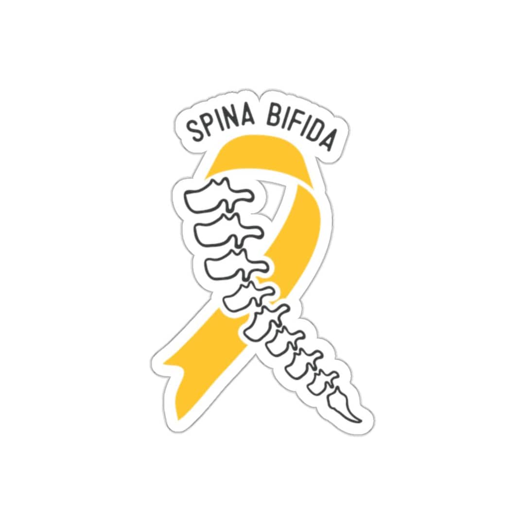 Spina Bifida Awareness Sticker, Spina Bifida Gift, Spina Bifida Support ...